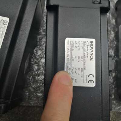 议价汇川伺服400W带刹车电机套装，SV660NS2R8l一FS