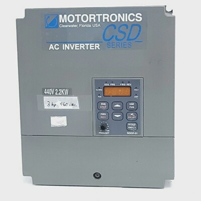MOTORTRONICS CSD403N AC INVERTER DRIVE CSD SERIES 3HP 460VAC