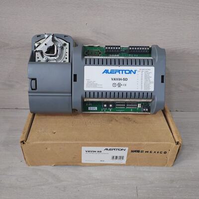 ALERTON VAVIHSD VAV CONTROLLER WITH ACTUATOR 50027209001 REV