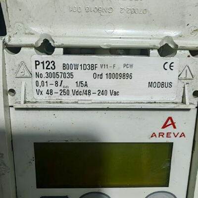 AREVA阿海珐MiCOM保护器型号P123B00W1D-询