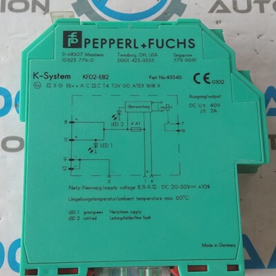 1件装全新PEPPERLFUCHSKFD2EB2电源模块KFD2EB243546
