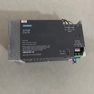 6EP14361SH01电源DC24V20A6E拍前询价下单