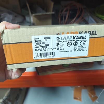 议价rman Cable Lapp Kabel SingleCore Cable H07vK 1G1.5适用
