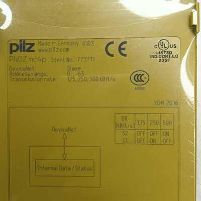 德国PiIZ安全纸继电器773711功能询价