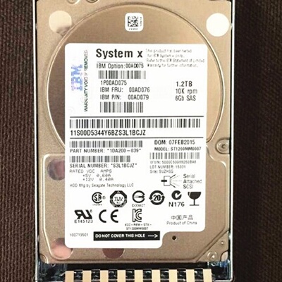 配件00AD075 00AD076 00AD079 1.2T  2.5  X3650M4议价