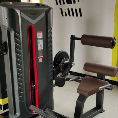 商用坐式腹部前屈卷腹后压伸展腰腹双功能训练器械背腹肌训练器