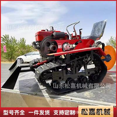 草方格沙障机多功能沙漠治理乘坐式压草机沙漠防风固沙履带治沙机