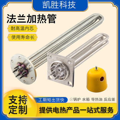 115法兰加热管immersion heater水箱导热油大功率380v锅炉电热管
