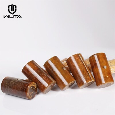 生实木手锤双面安装锤菱斩打孔工具GDIY皮革专业工具4规格