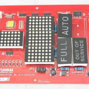 现代电梯轿内显示板OPB-CAN-INDICATOR Bd V1.0 262C215 内呼显示