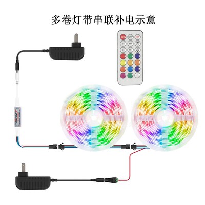 LED全彩灯带WS2813/2815/2818断点续传RGB简易遥控无线RF控制器