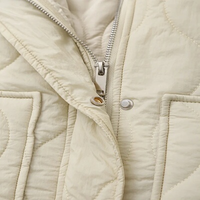 DiYiG WOMAN 2025 Autumn New Fashion Loose Cotton Jacket Sho