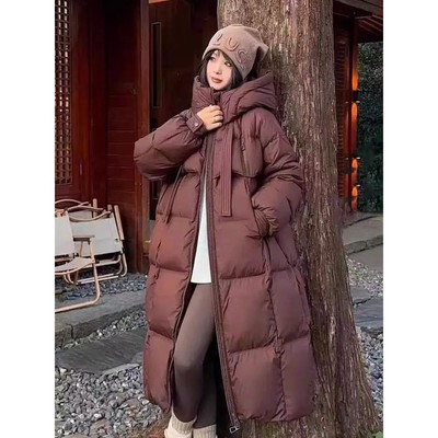 Fashions Long Women's Winter Down Jacket Loose Hooded Coats