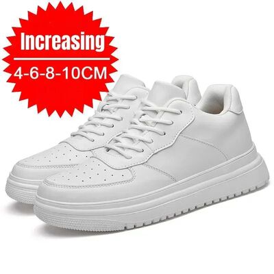 PDEP New Height Increasing Shoes for Men 10cm Invisible Elev