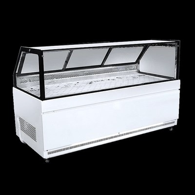 云兔直角圆弧冷藏展示柜商用麻辣烫展示柜卤味凉菜熟食鸭脖保鲜柜