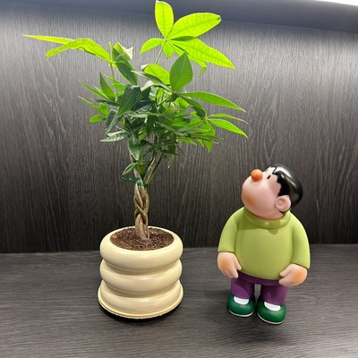 歪头胖虎大手办卡通动漫潮玩桌面小摆件玩偶玩具生日礼物男生女生