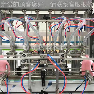 全自动核桃油量DOE灌机 6头活塞装式香油灌 装机油类食品定灌装机