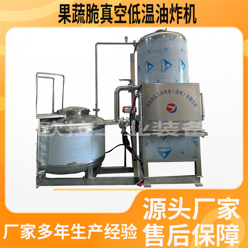 农产品低温真空油炸机 果蔬脆片加工设备 火龙果脆片油炸机器