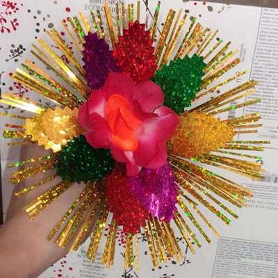 中秋装扮用品企花斋菜花头年尾摆桌花仔新款小企花泡沫花