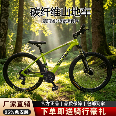 CLTE碳纤维山地自行车油压碟刹
