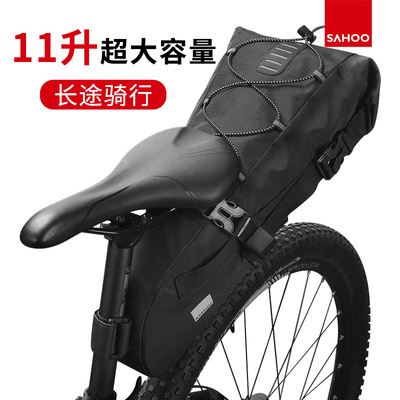 SAHOO鲨虎尾包自行车骑行尾包大容量防水J后座车包旅行驮包装备11