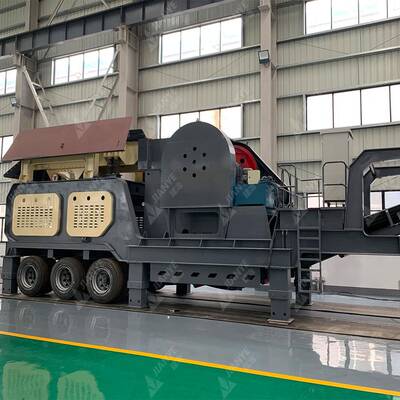 制各种型号鹅石料式卵石破碎机鄂破碎砂机石料建筑垃移动颚式圾移
