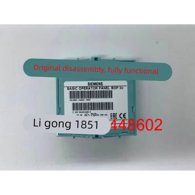 6SL3055-0AA00-4BA0原装成色新S120变频器BOP20操作面板显示面板