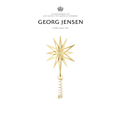 GeorgJensen乔治杰生天琴座圣诞树顶星装饰品圣诞挂件
