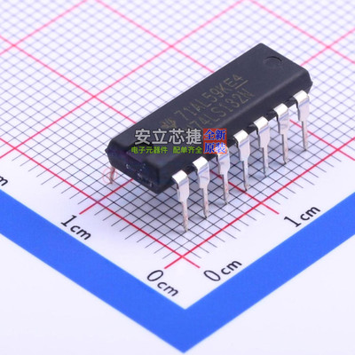 逻辑门 SN74LS132N PDIP-14 TI/德州 电子元器件配单全新原装