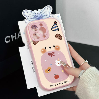 冬日雪地爪适用苹果16手机壳iPhone17AIR新款14Pro卡通15ProMax防摔简约13硅胶12个性78Plus男女XS全包6s软壳