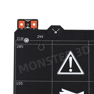 3D打印机配件MK52热床平台PCB铝基板 Magnetic HeatBed12 24V磁性
