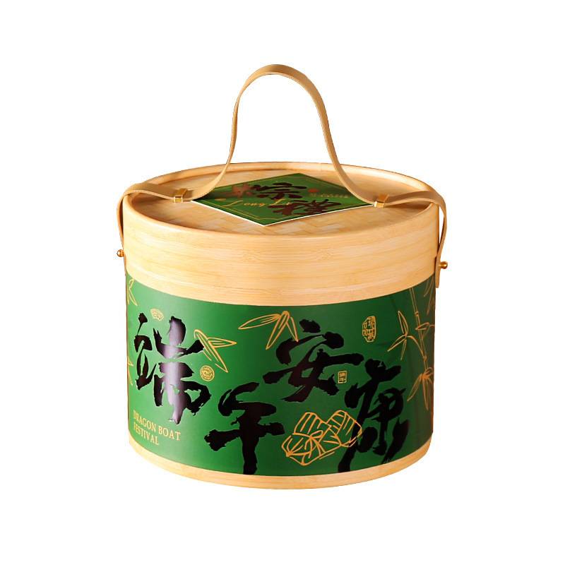 端午节粽子包装盒特产咸鸭蛋茶叶礼品盒伴手礼手提蒸笼抱抱桶空盒