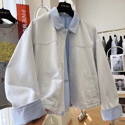 高级感超好看韩系休闲牛