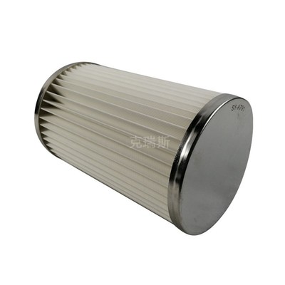 克瑞斯焊烟过滤筒粉尘回收滤芯除尘设备配件焊烟净化器滤芯厂家