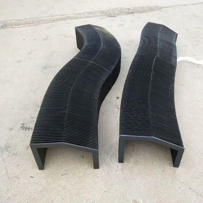 陶瓷机械设备水切割风琴式防护罩导轨防尘罩防尘防水护罩防油折布