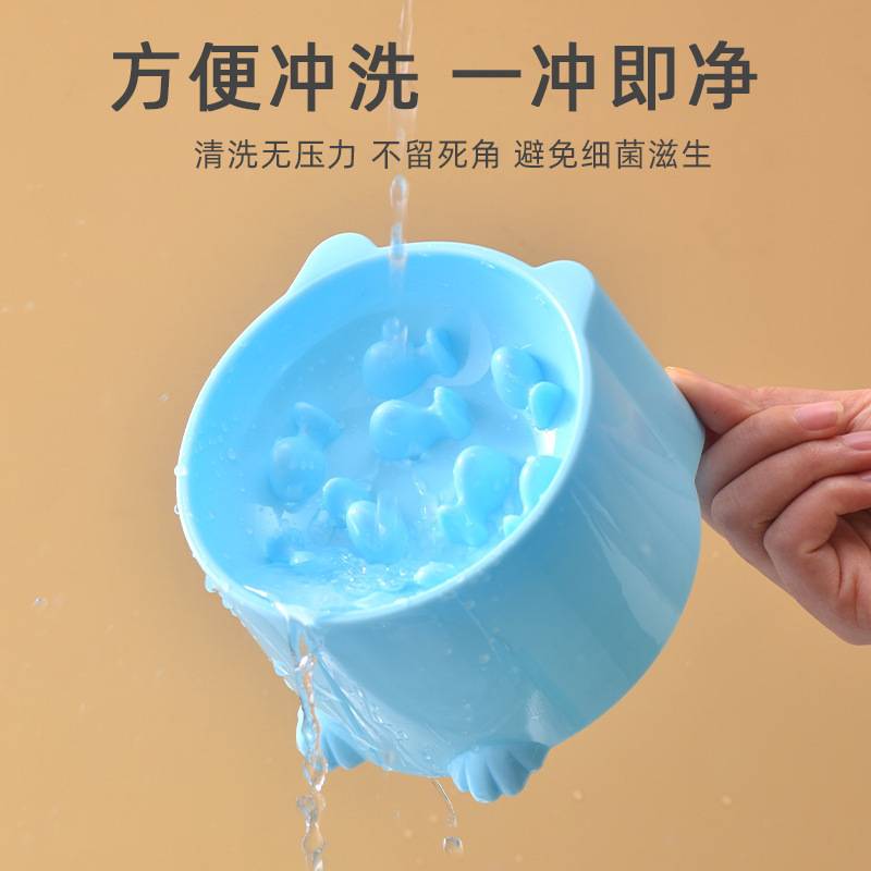 爱宠健康碗猫咪慢食碗中小型猫狗碗防噎护颈狗粮碗盆宠物用品