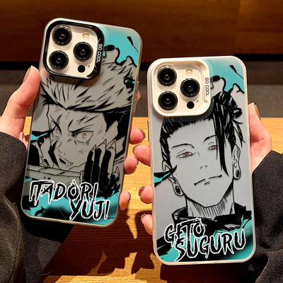 动漫iPhone13个性一加15彩银小米17ProMax硬OPPOFINDX9适用16PLUS高级感OPPORENO14手机壳苹果12日漫咒术回战