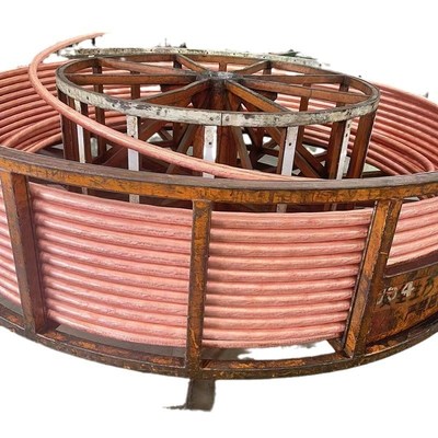 T2紫铜管翅片管厂家散热管TP2厚壁铜管紫铜管毛细管