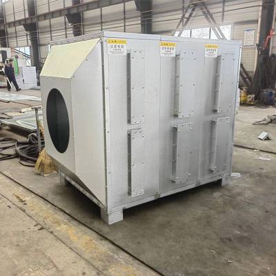 环保设备活性炭吸附箱镀铝锌板蜂窝活性炭除味废气处理漆雾处理