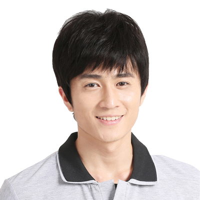 假发男短发韩版帅气男士真人发丝手织男生时尚年轻头套可利丝L69