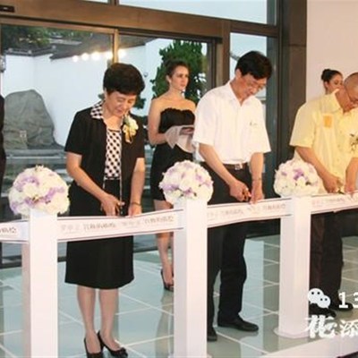 开业庆典启动仪式 活动布置 欧式立柱剪彩 丝带剪彩 开业剪彩策划