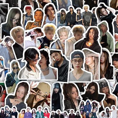 韩国Allday Project组合贴纸文徐允彩源赵旴灿装饰行李箱防水贴画