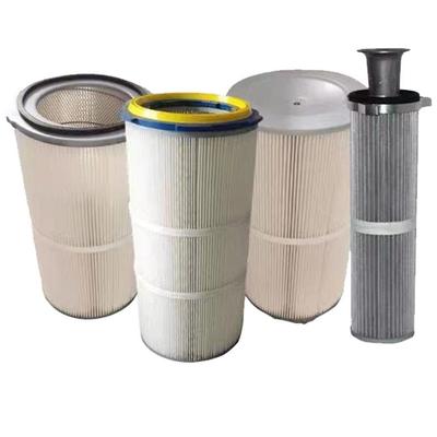 抛丸机滤芯配件六耳方盖工业滤芯除尘器阻燃覆膜防静电耐高温滤筒