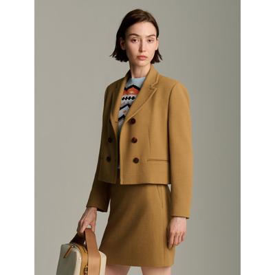 CAGLIARI EXCHANGE/卡利亚里 翻领双排扣夹克4203224