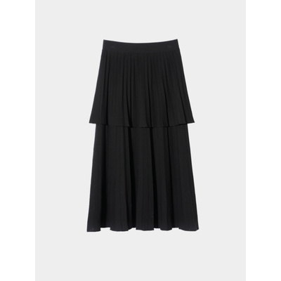 CAGLIARI EXCHANGE/卡利亚里双层百褶长半裙4016002