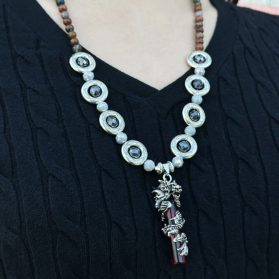 Soul Mates原创复古新中式男女吊坠项链Vintage高级感轻奢配饰