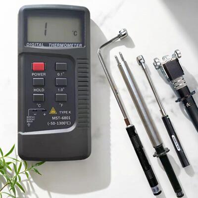 接触式测温仪工业高精度模具温度测试量器表面电偶食品家用点温计
