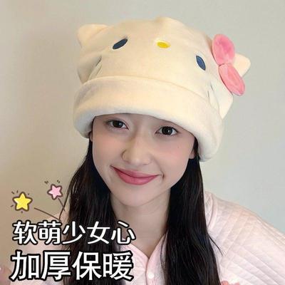 德国月子帽秋冬纯棉月子发带头巾孕产妇大头围防风护额保暖加厚帽