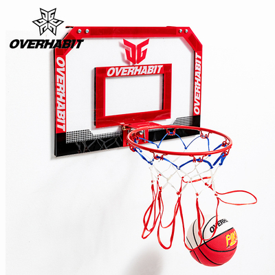 JG军哥新品室内迷你儿童小篮筐宿舍F挂式篮板家用一号球篮球架框