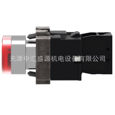 XB2BW34B1C红色AC/DC24V带灯按钮ZB2BWB41C+ZB2BW34C按钮开关